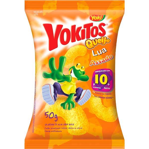 CHIPS YOKITOS QUEIJO 45G LUA | Wilso Distribuidor
